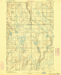 1895 Map of Perch Lake, Iron County, MI — High-Res | Pastmaps